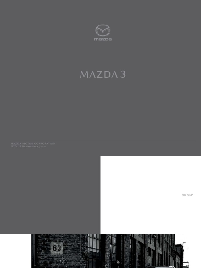 2019 Mazda3 Brochure | PDF | Four Wheel Drive | Headlamp