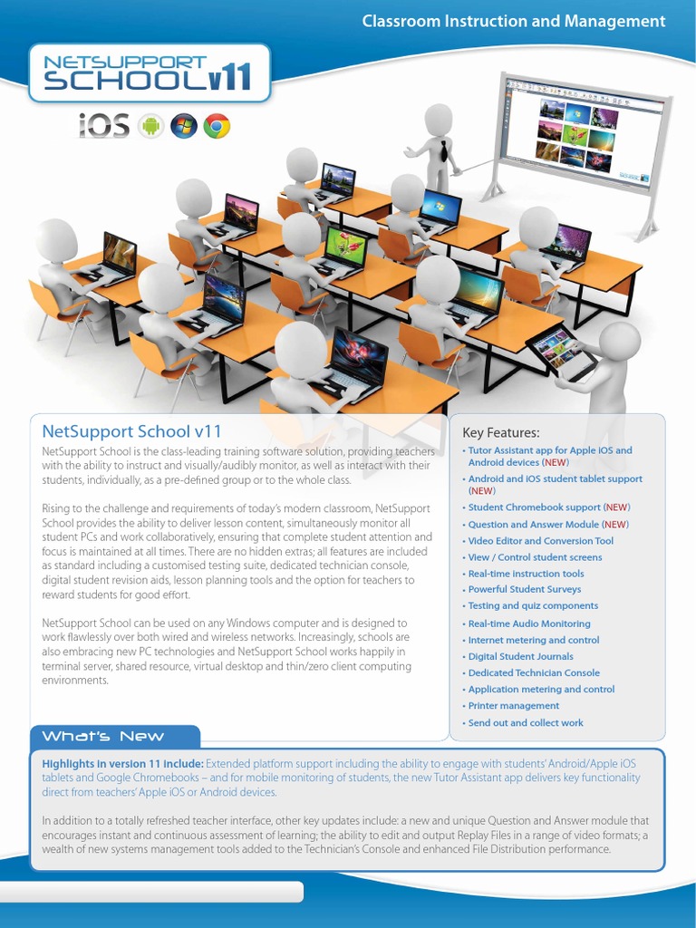 NetSupport School v11 Classroom Management | PDF | Microsoft Windows ...