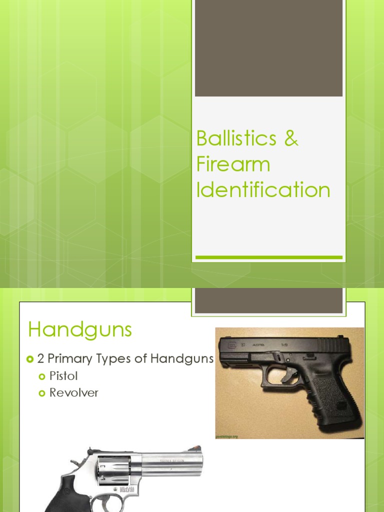 Balllistics & Firearm Identification PDF | PDF | Trigger (Firearms ...