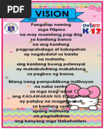 DepEd Misyon, Visyon, Core Values | PDF