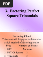 Factoring PST | PDF | Numbers | Teaching Mathematics