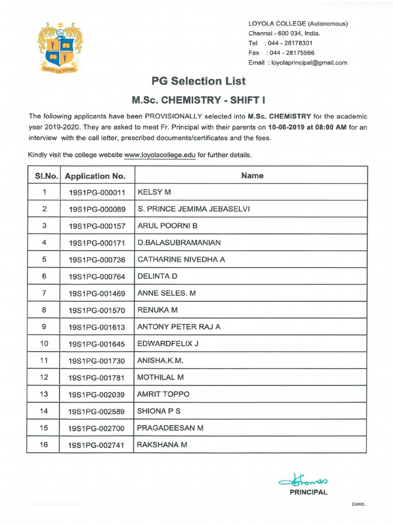 Selection List | PDF