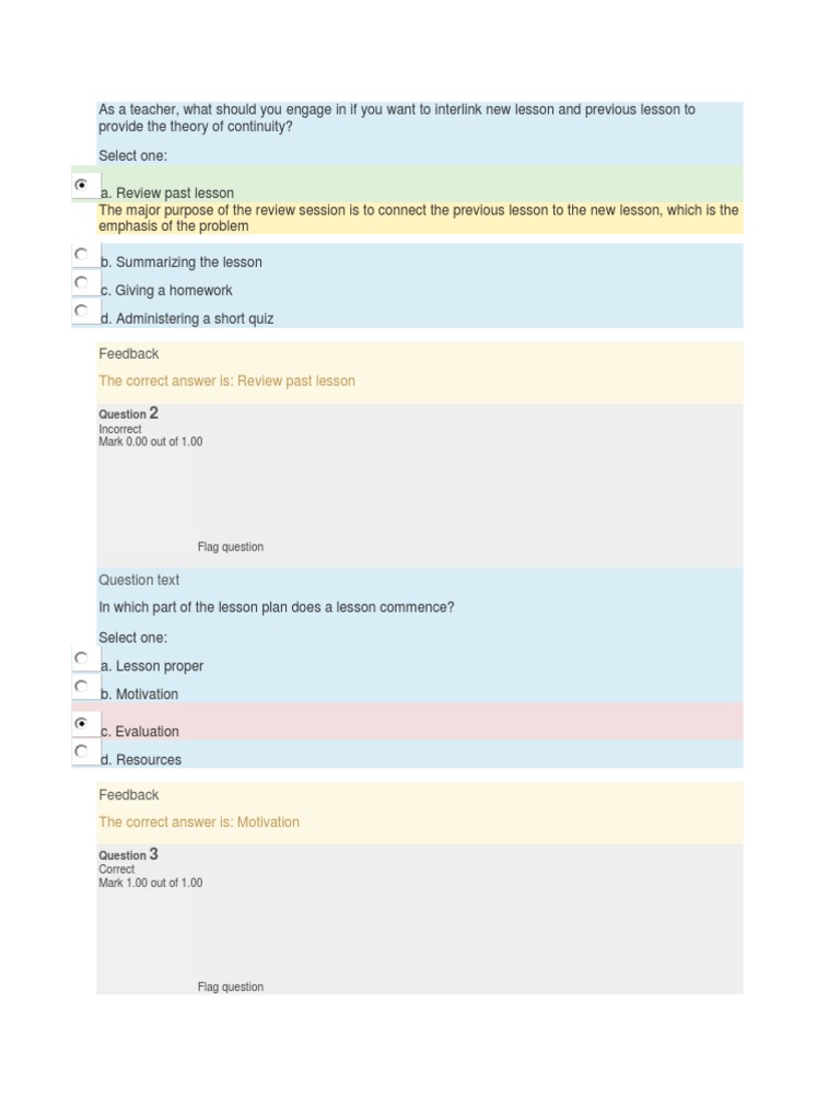 Profed. 3 | PDF | Test (Assessment) | Teachers