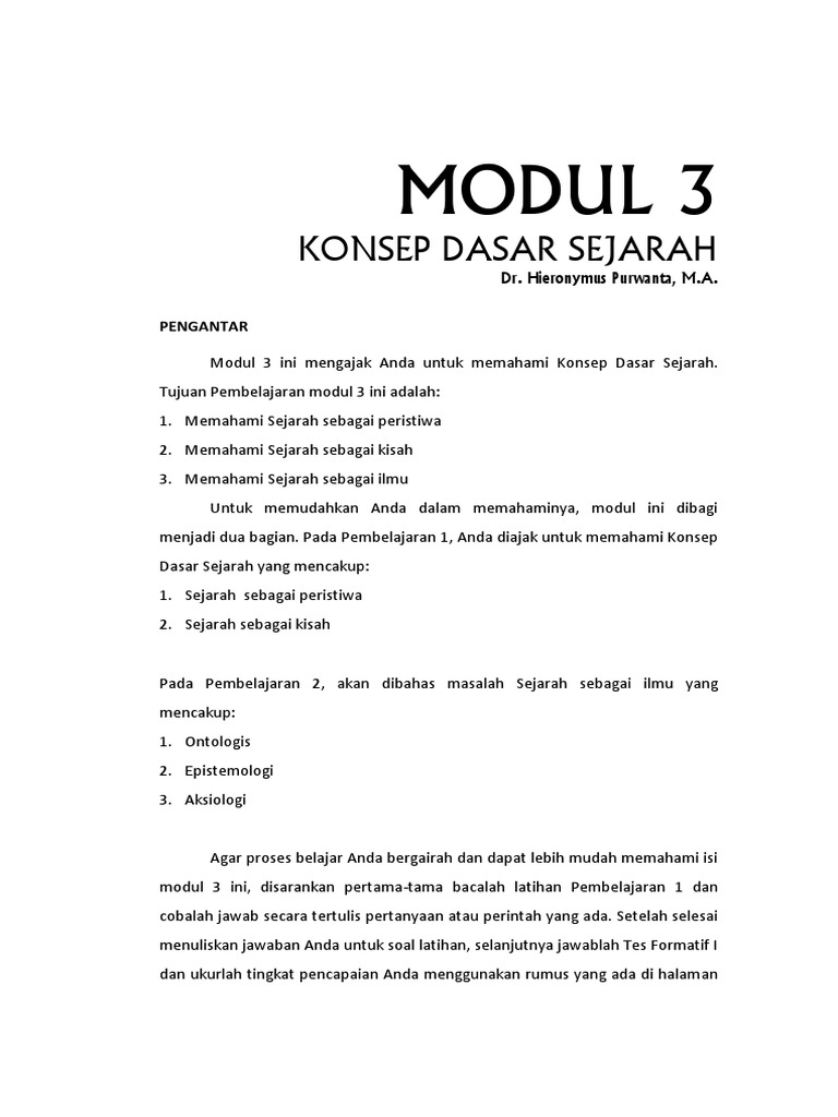 Konsep Dasar Sejarah PDF | PDF