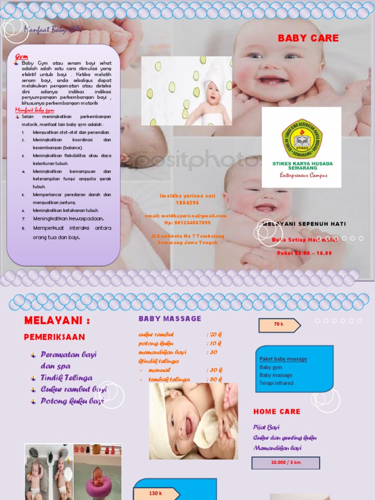 Leaflet Baby Gym | PDF