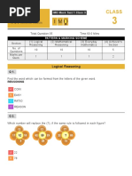 Class 2 Imo 4 Years Sample Paper PDF | PDF | Teaching Mathematics