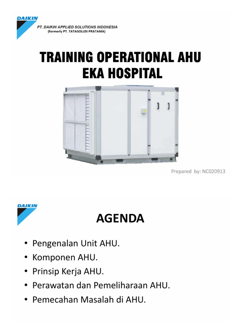 Ahu Training Pdf