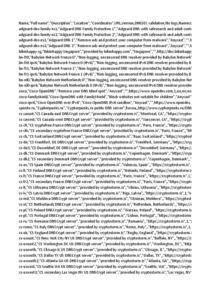 DNSC | PDF | Domain Name System | Osi Protocols