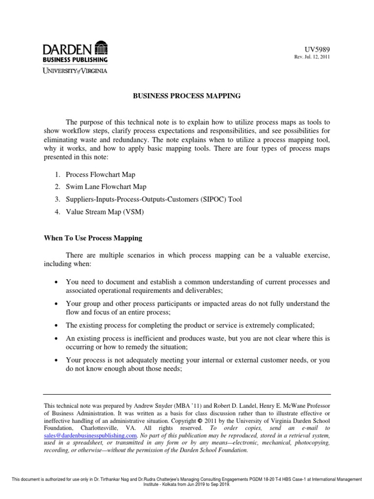 Business Process Mapping | PDF | Business Process | Map