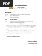 Application Letter (Tagalog) | PDF