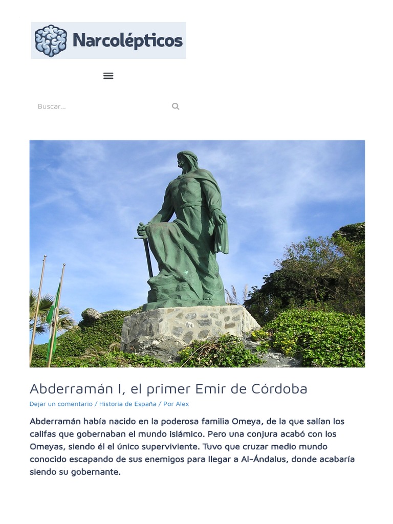Abderramán I, El Primer Emir de Córdoba - Narcolépticos | PDF | Al ...