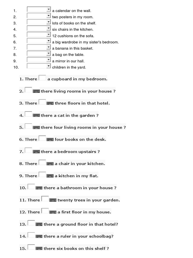 There Is There Are | PDF