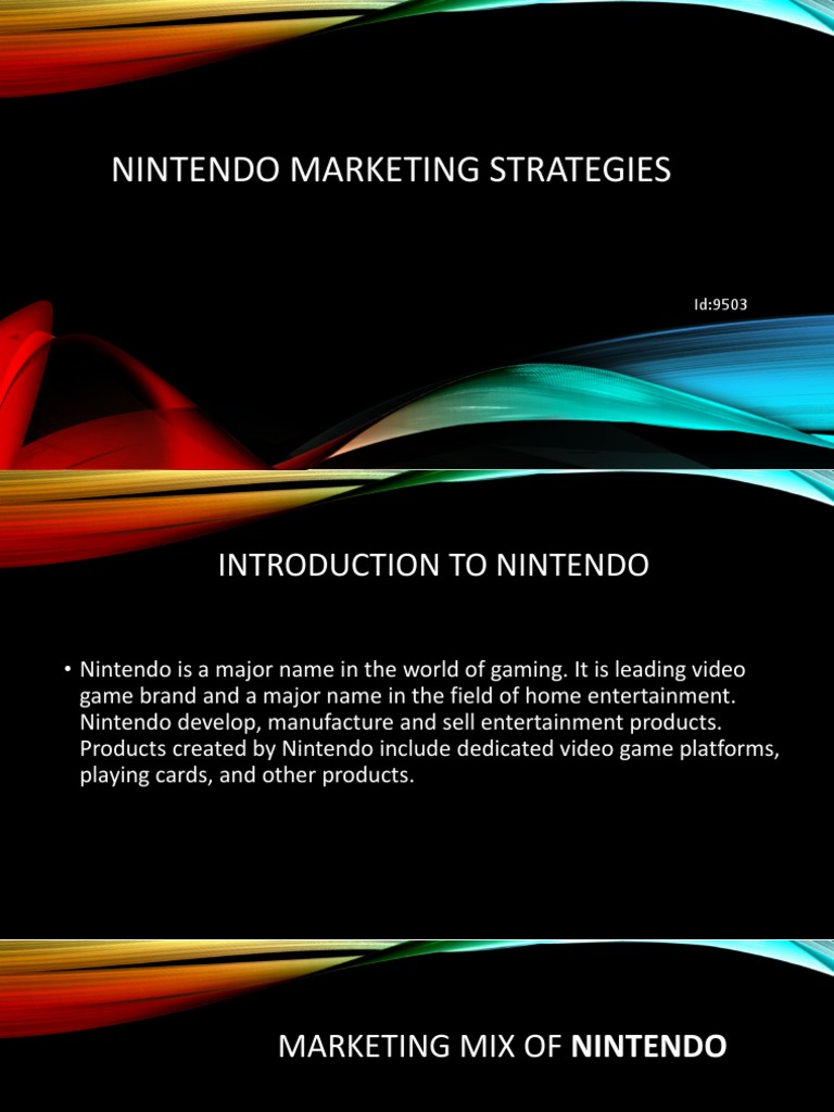 Nintendo Marketing Strategies | PDF | Nintendo | Video Games