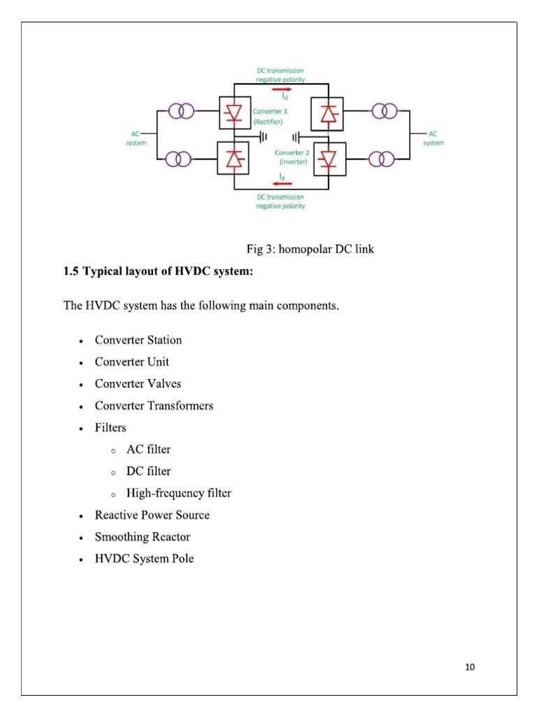 Typical Layout of HVDC System | PDF