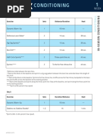 Volleyball Summer Conditioning Program 1 | PDF | Aerobic Exercise ...