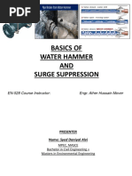 Water Hammer Joukowsky Equation | PDF | Fluid Dynamics | Fluid Mechanics