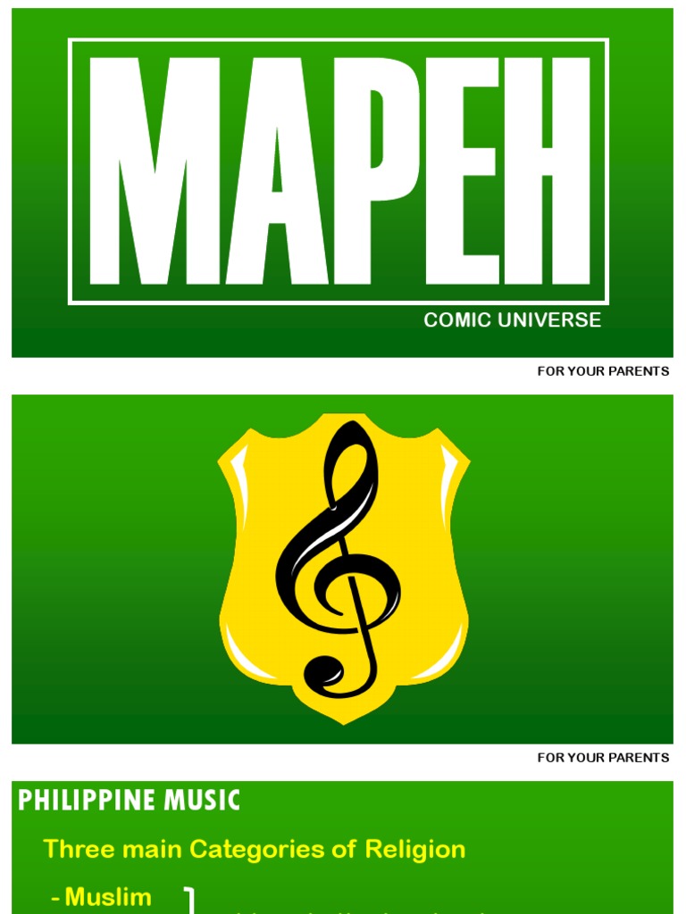 Mapeh Reviewer | PDF | Color | Musical Instruments