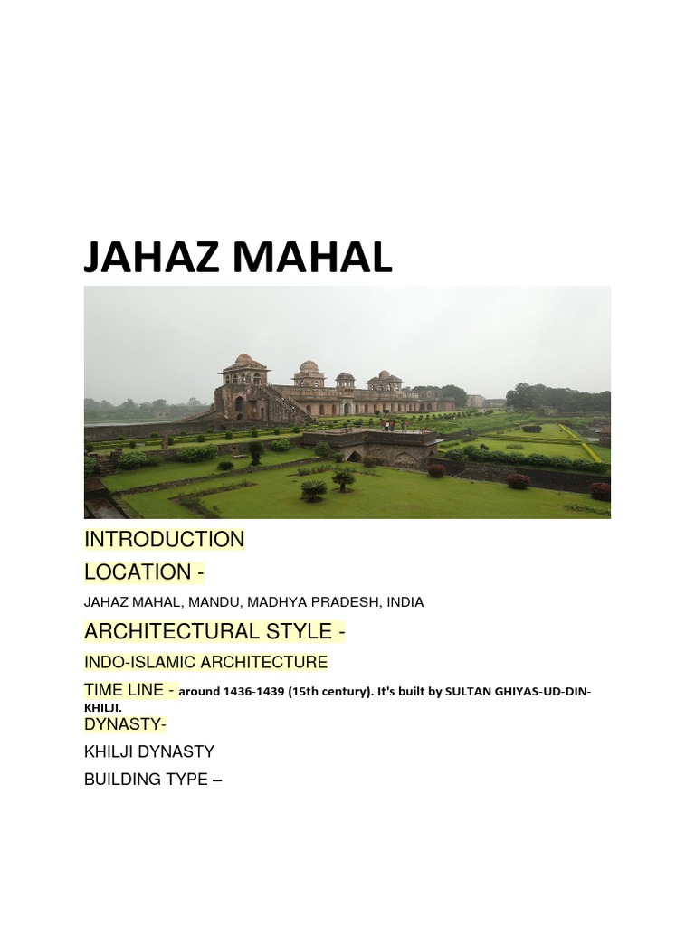 Jahaz Mahal1 | PDF | Tile | Swimming Pool