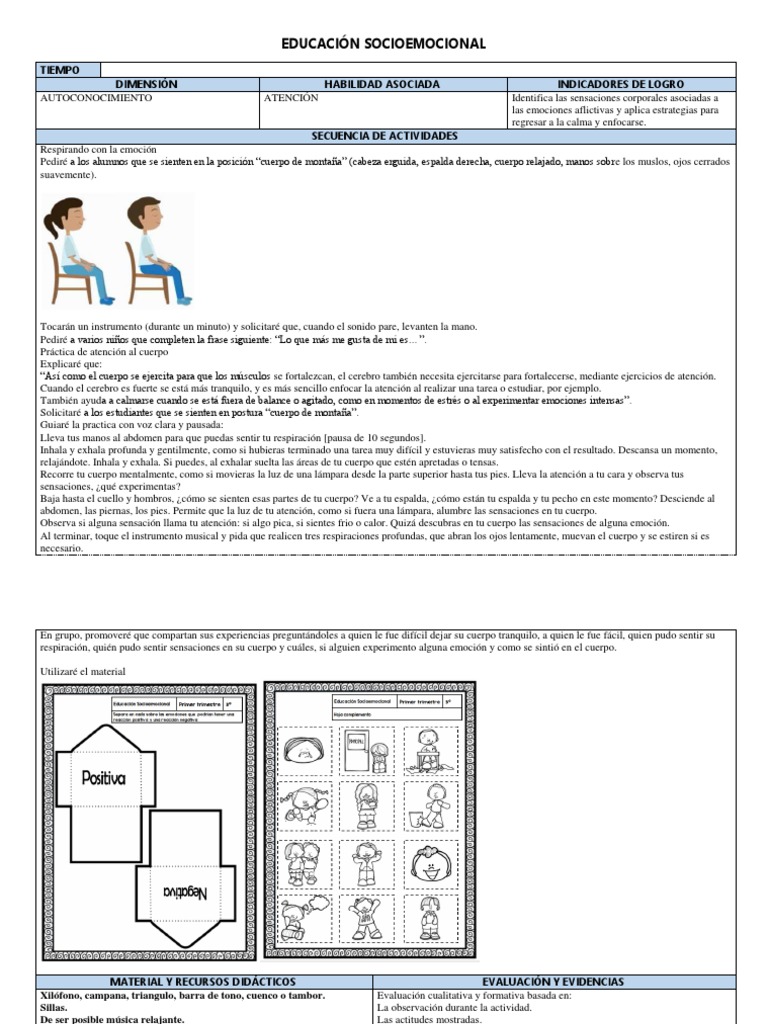 Edu Socio Emo C Ional | PDF | Mente | Evaluación