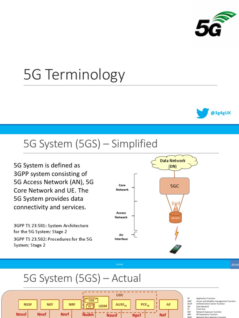 5G Terminology | PDF | Computer Network | Information And ...