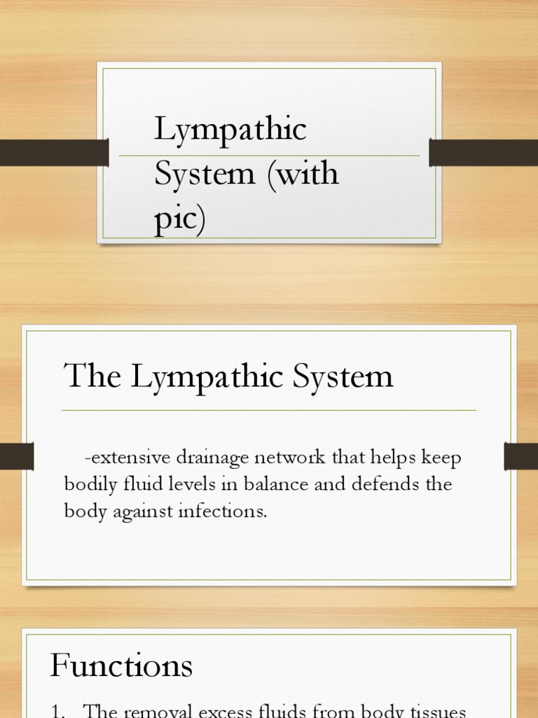 Lympathic System (With Pic) | PDF