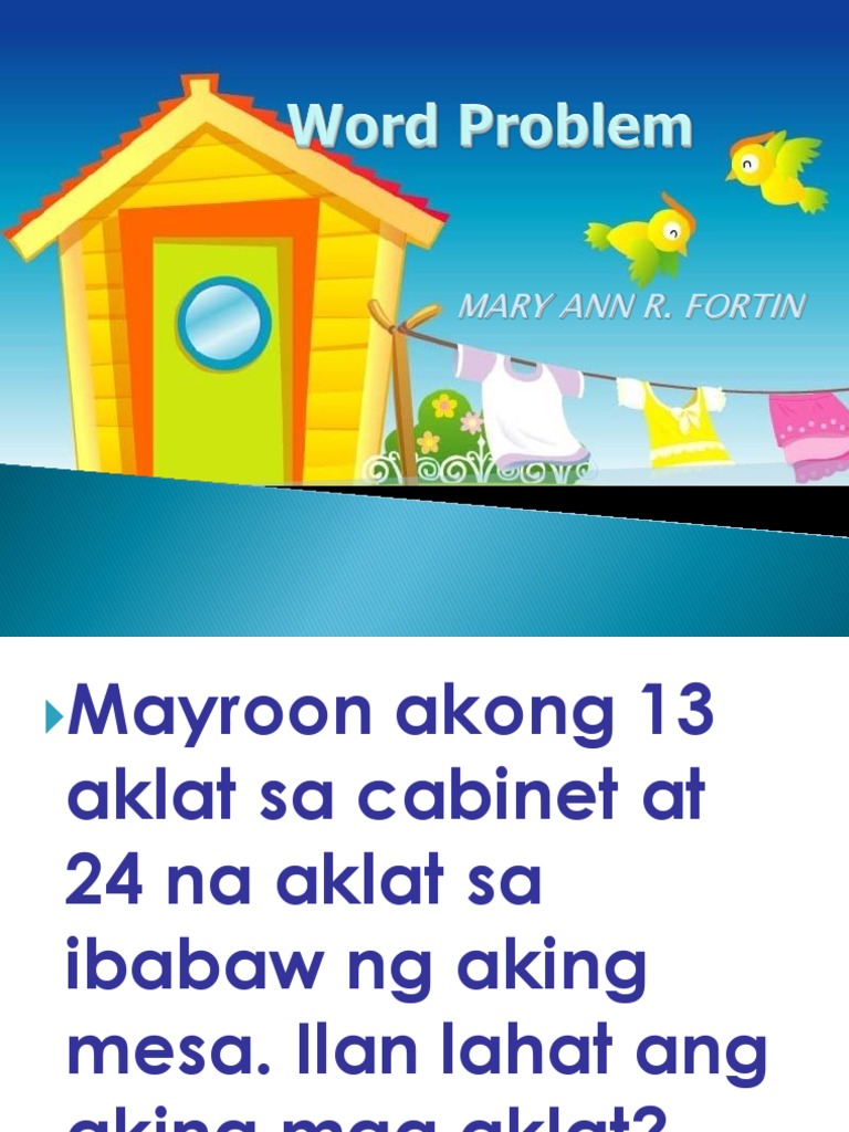 Math Word Problem Addition | PDF