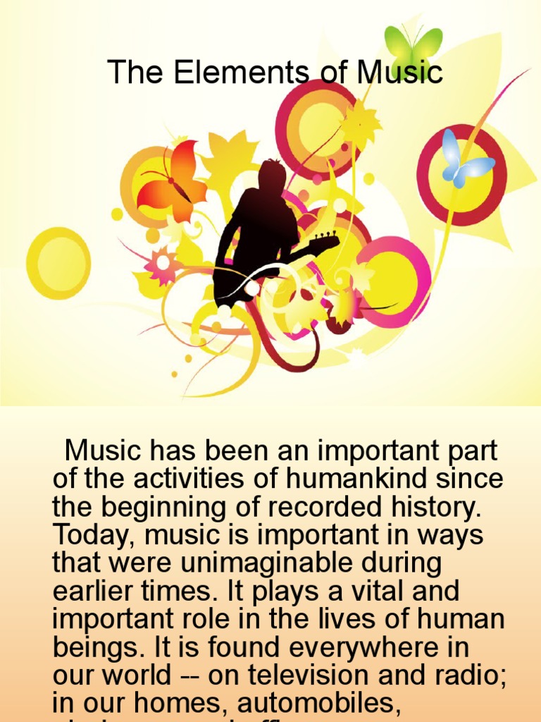 Elements of Music Explained | PDF | Harmony | Musical Compositions