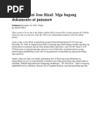 Ang Retraksyon Ni Rizal | PDF