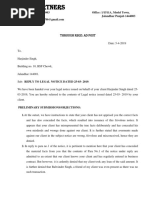 Defamation Notice To News Paper | PDF | Common Law | Mass Media