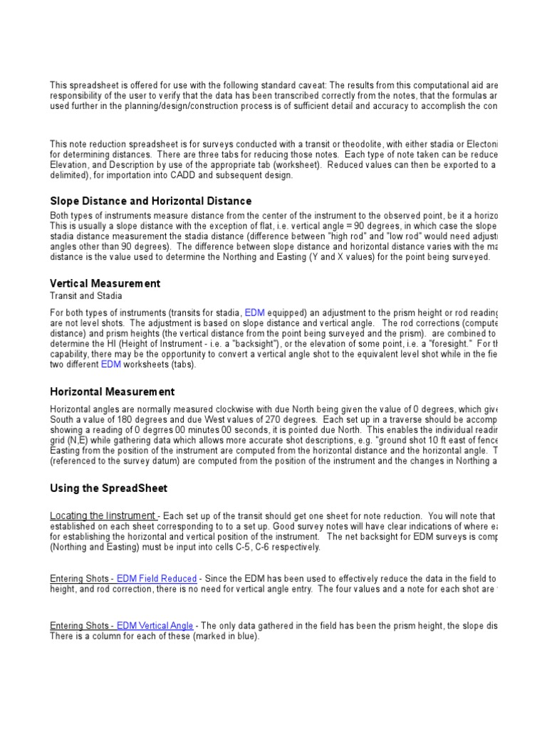 SurveyNoteReduction05Feb14 PIA | PDF | Surveying