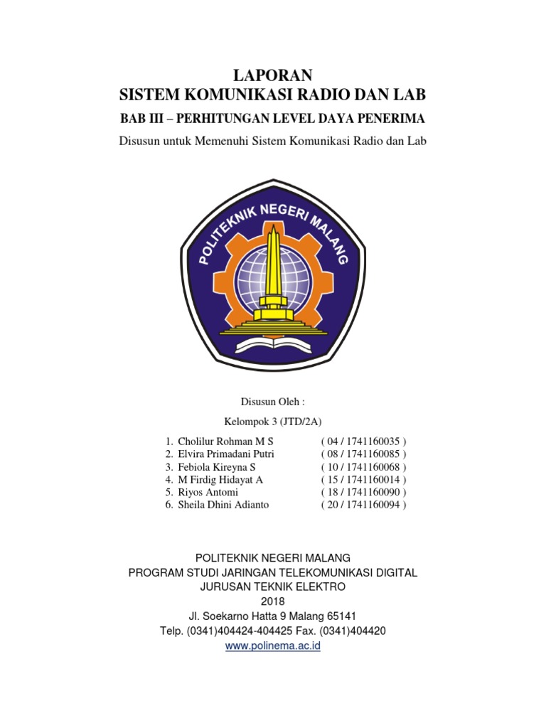 Polosan Cover Laporan | PDF