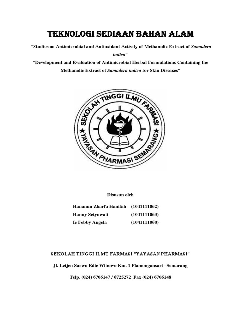 Tugas TSBA (Samadera Indica Gaetrn) | PDF