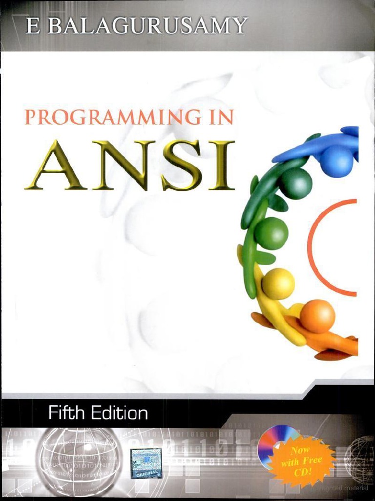 Ansi C Balaguruswamy C Language | PDF