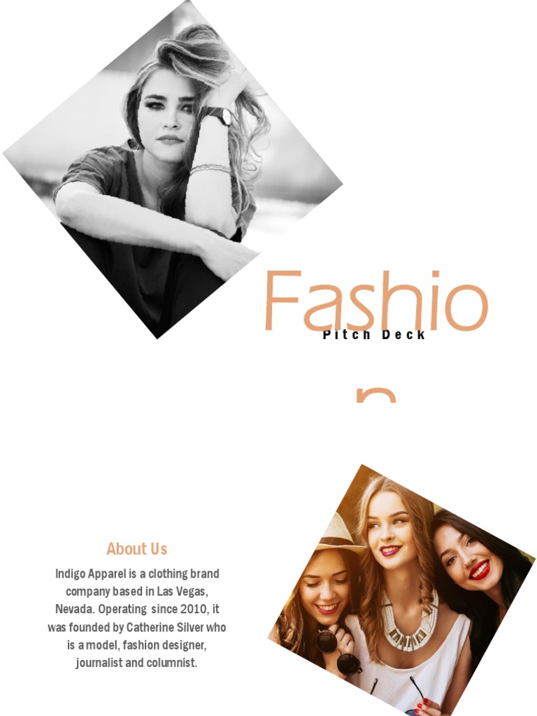 Fashion Pitch Deck With Animation | PDF | Fashion Design | Fashion