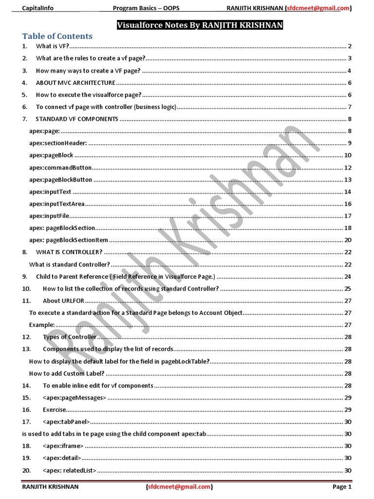 Visualforce Part 1 | PDF | Html Element | Boolean Data Type