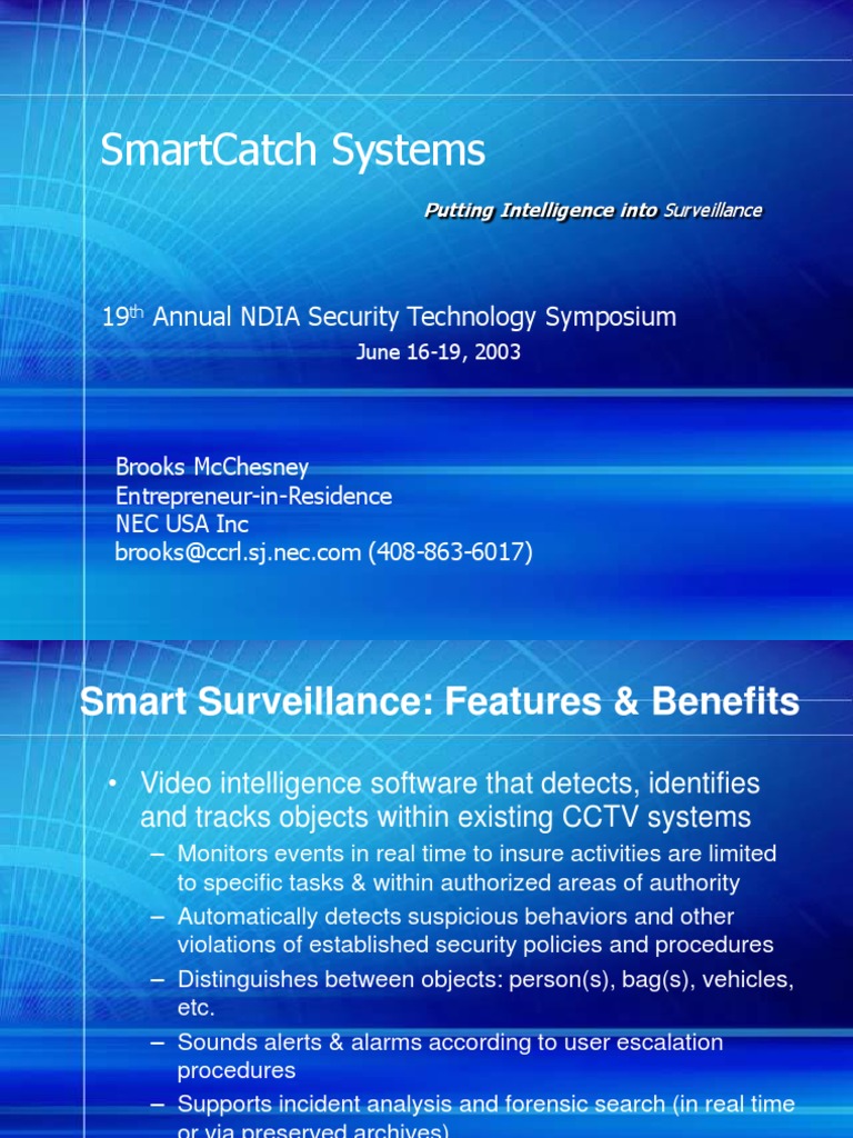 Smart Surveillance System | PDF | Physical Security | Surveillance
