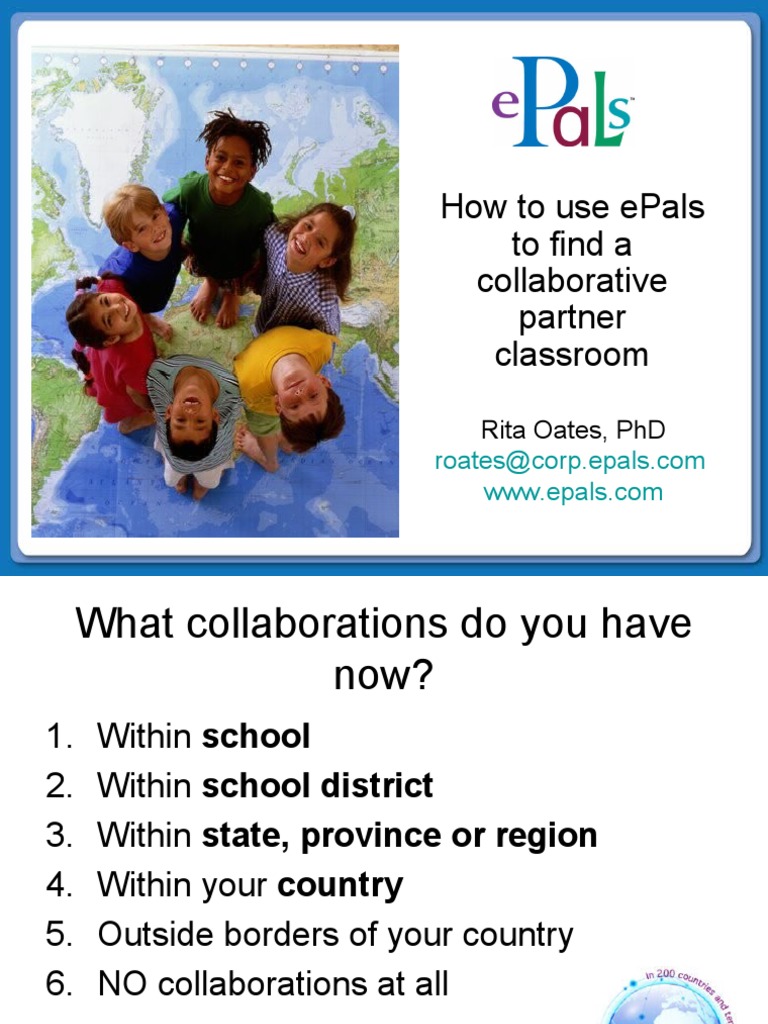 How To Use Epals To Find A Collaborative Partner Classroom | PDF ...