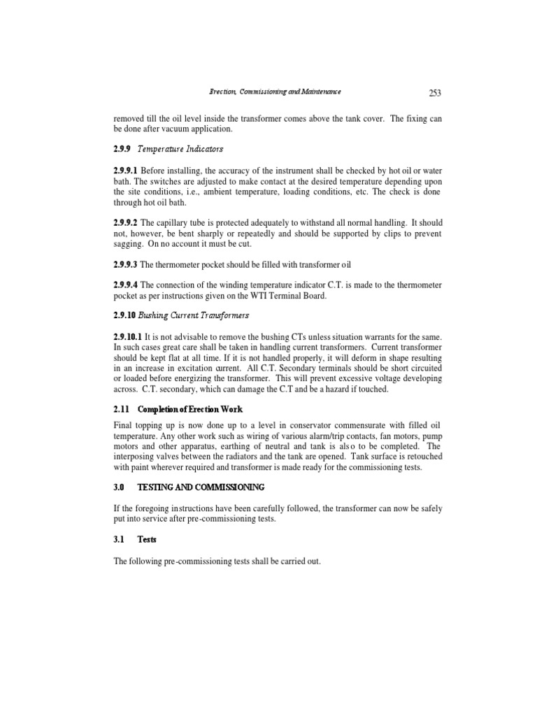 CBIP Publication | PDF | Transformer | Relay