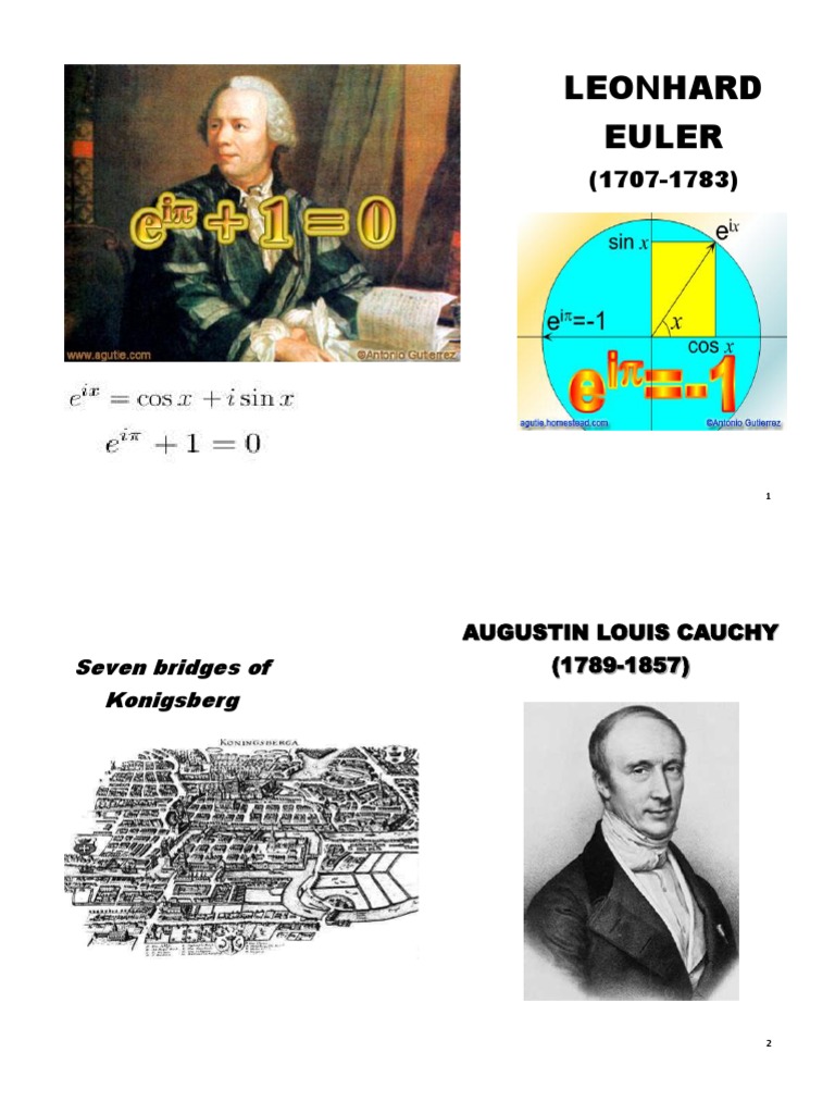 Math Report 18th Century | Download Free PDF | Leonhard Euler ...