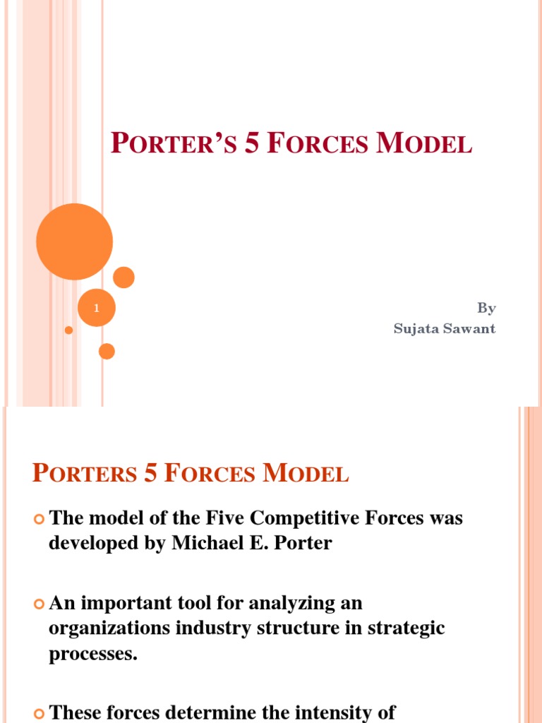 Porters 5 Forces Model | PDF | Business Economics | Business