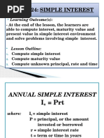 General Mathematics: Quarter 2 - Module 1: Introduction To Simple and ...