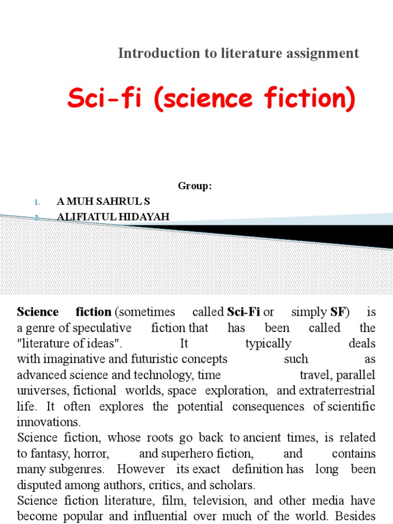 Introduction To Literature Assignment | PDF | Science Fiction | Science