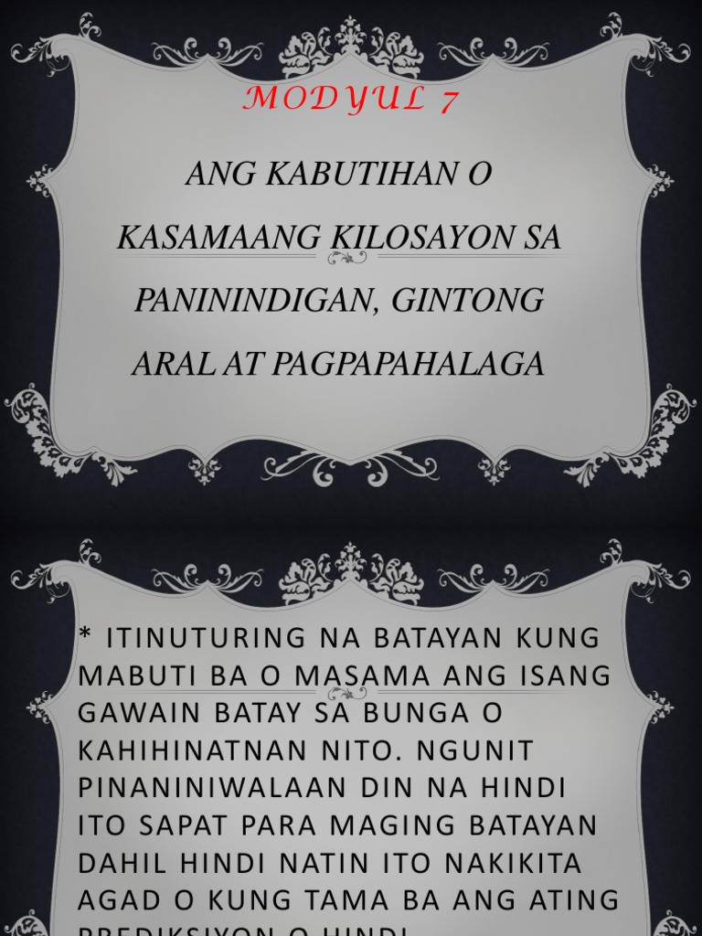 Modyul 7 EsP 10 | PDF