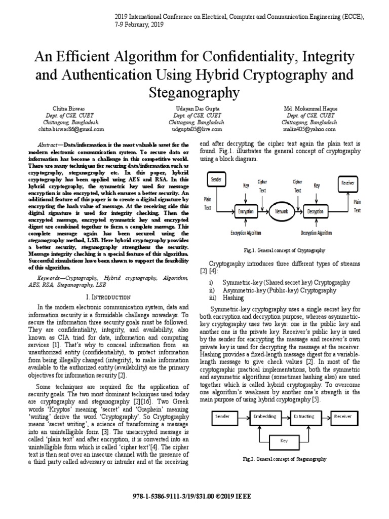 An Efficient Algorithm For Confidentiality, Integrity and Authentication Using Hybrid ...