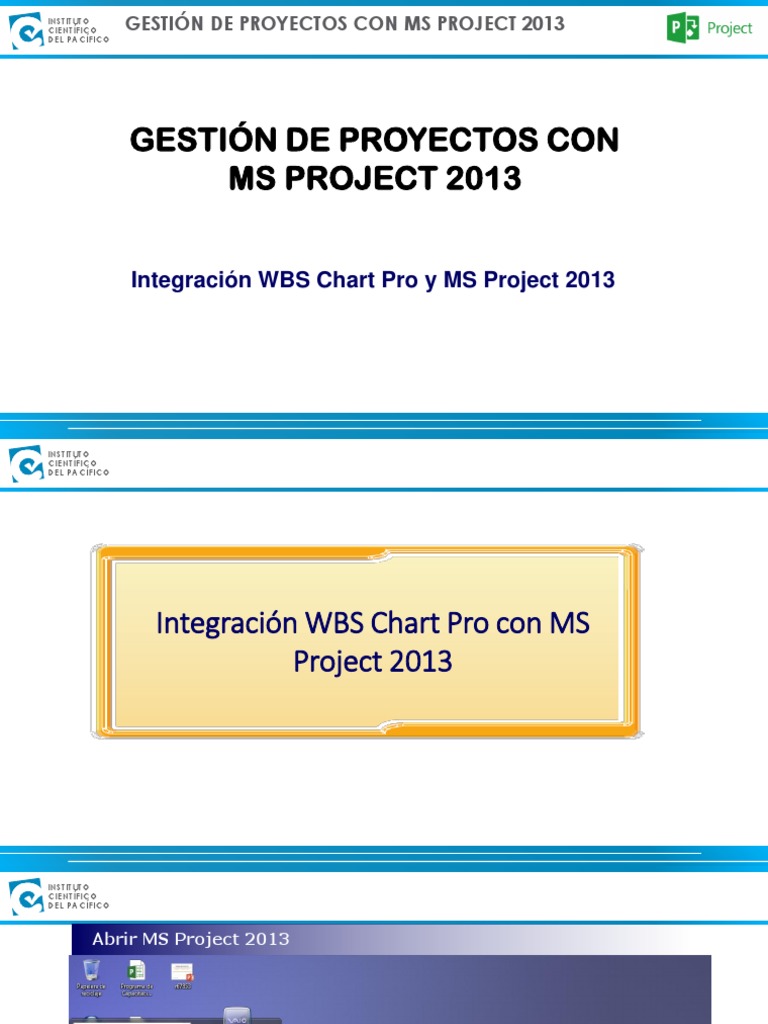 Integración WBS Chart Pro y MS Project 2013 | PDF | Negocios | Arte