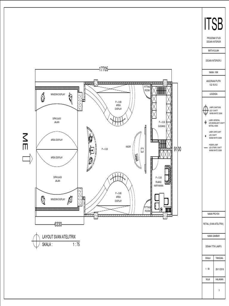 Denah Layout Retail Svan Atelitrix | PDF