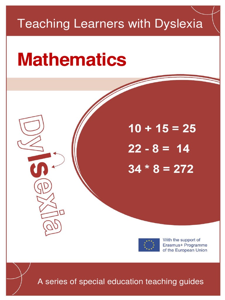 Mathematics: Teaching Learners With Dyslexia | PDF | Dyslexia ...