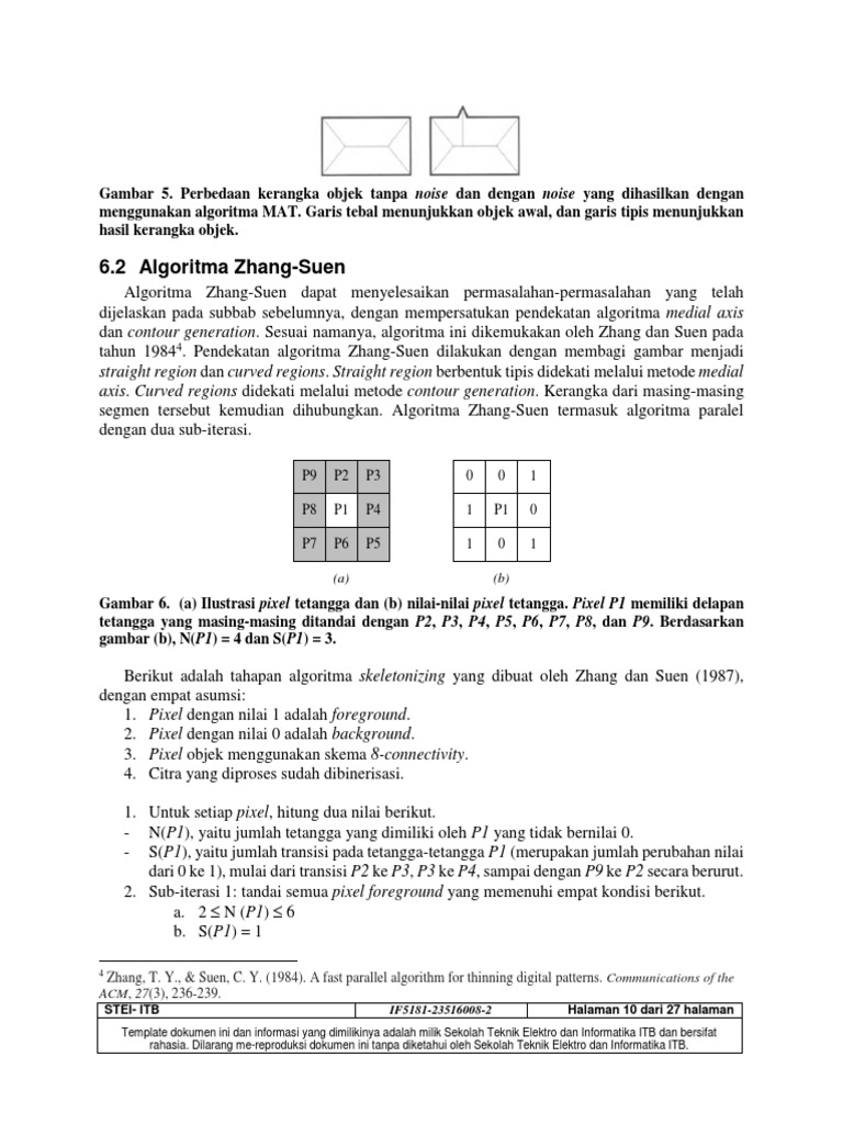 Thinning Zhang Suen Pdf
