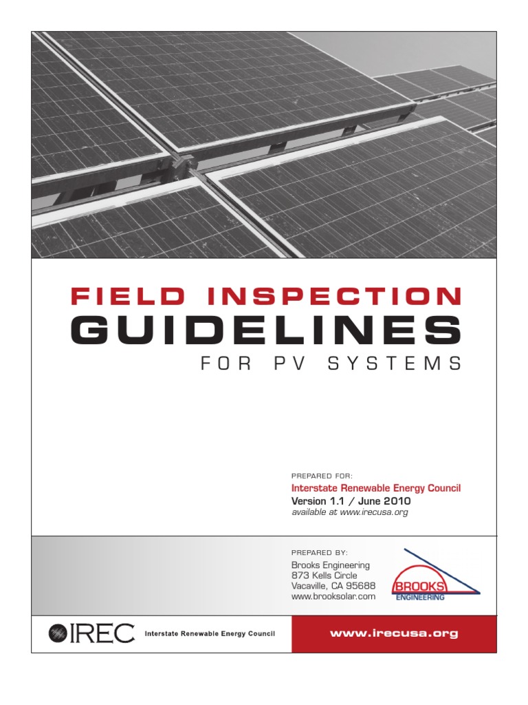 PV Field Inspection Guide June 2010 F 1 | PDF | Fuse (Electrical ...