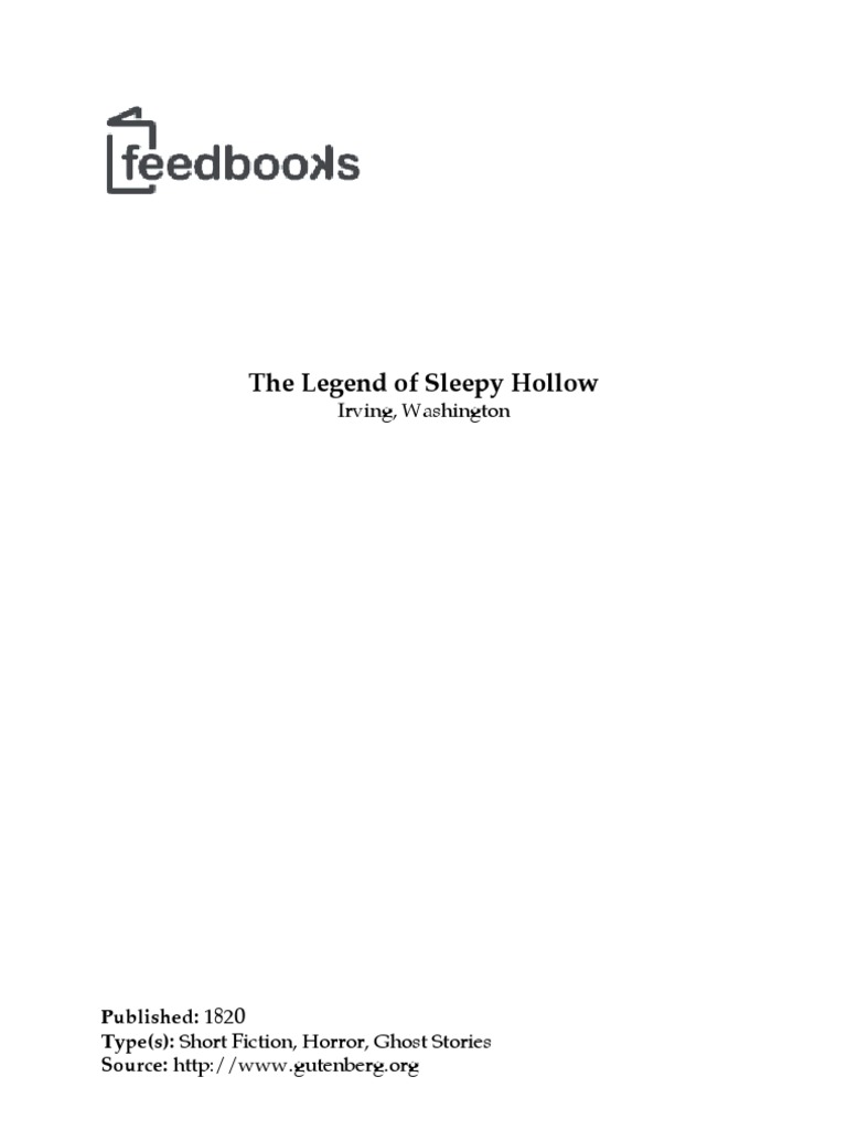 Irving - The Legend of Sleepy Hollow | PDF | Nature